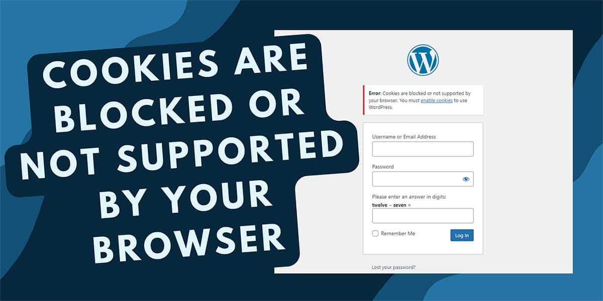 วิธีแก้ปัญหา “Cookies are blocked or not supported by your browser” ใน WordPress - WPConfix.com